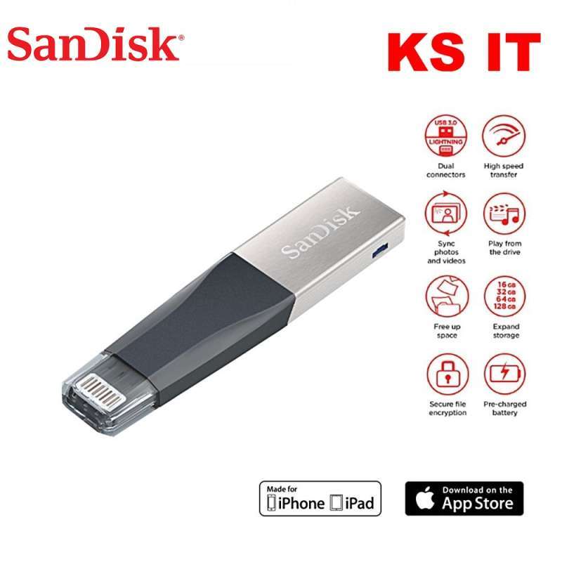 Jual SanDisk iXpand 16GB Mini With Lightning Connector OTG Flash Drive ...