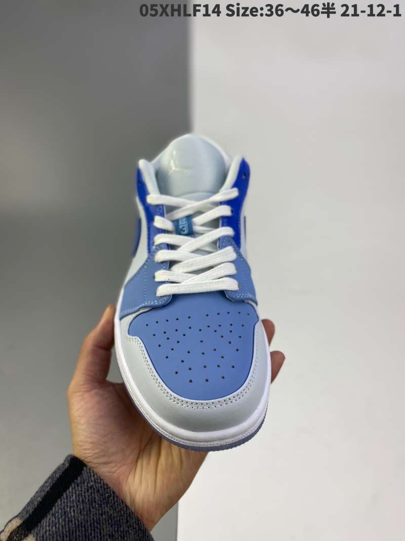 Jual NIKE AIR Jordan 1 Low quot Mighty Swooshers quot Low top haze blue ...