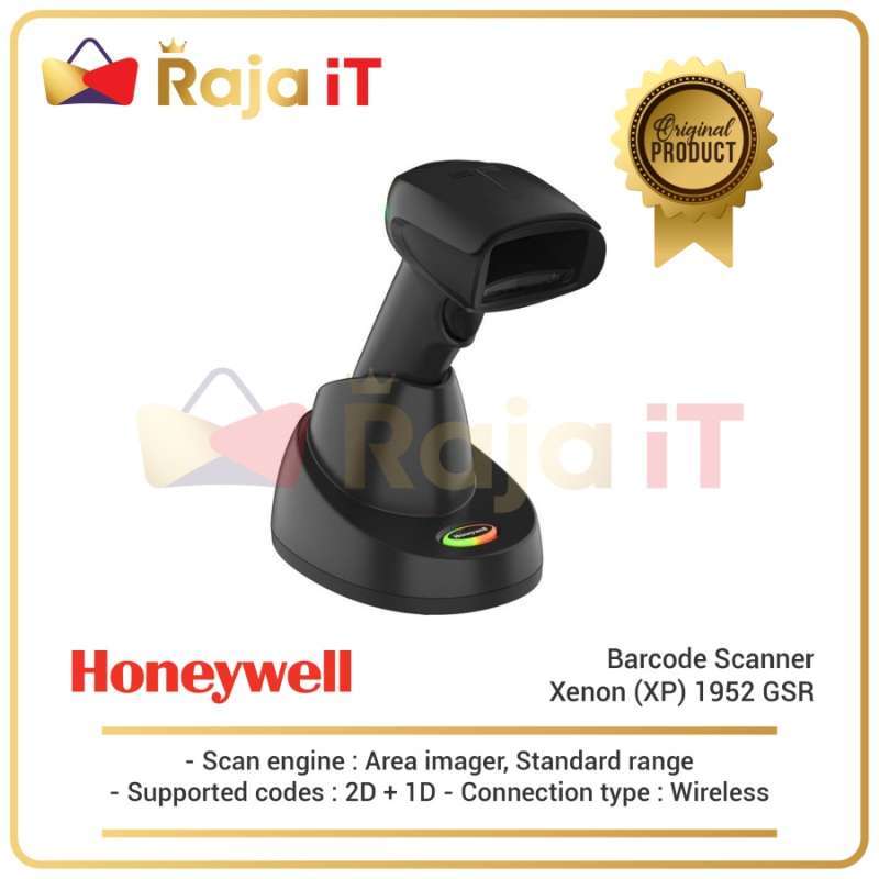 Jual Honeywell Barcode Scanner Xenon (xp) 1952gsr 1d 2d Wireless 1952 ...