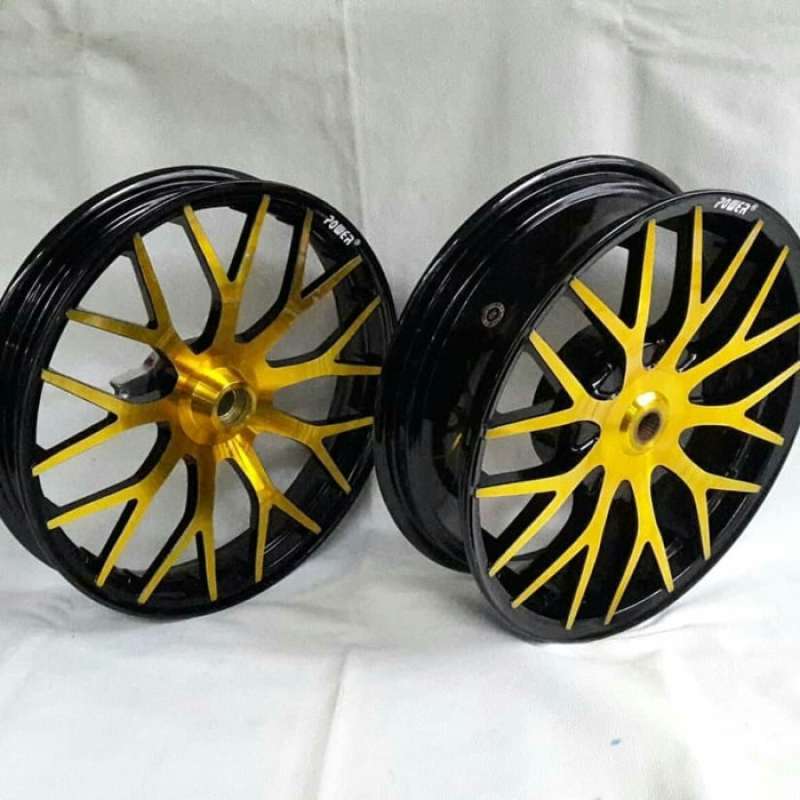 Jual velg motor Lexi POWER Evo black Gold di Seller Tokovirall00 ...