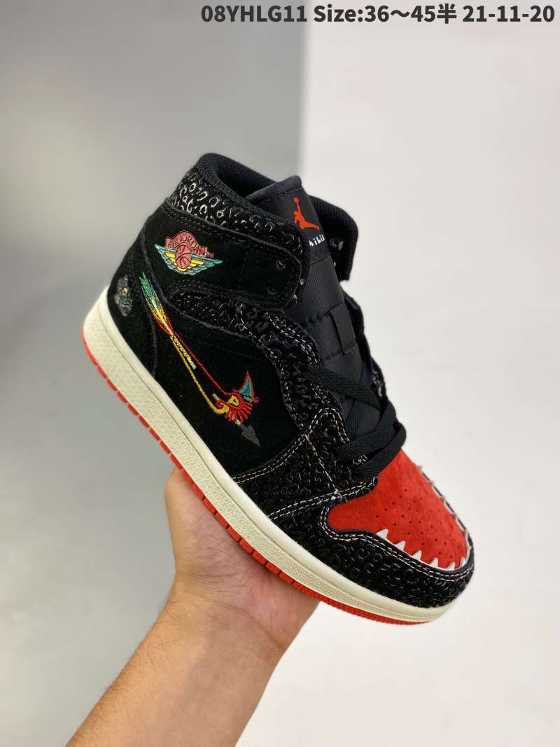 Jual Nike Air Jordan 1 Mid se medium top red bean milk tea aj1 Jordan 1 ...