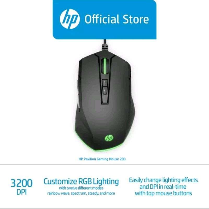 Jual HP Pavilion 200 Wired Gaming Mouse di Seller TripleStar - Sukamaju ...