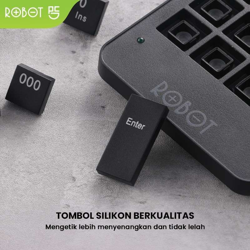 Promo Robot Rk01 Wired Numeric Keypad Black Diskon 44% Di Seller Robot ...