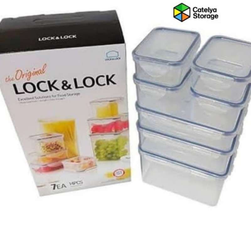 Promo RECOMMENDED LOCK N LOCK CONTAINER CLASSIC GIFT SET HPL818CS7 ...