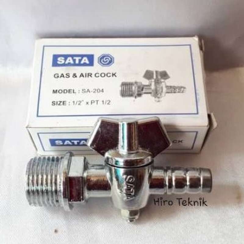 Jual SATA Kran Gas LPG SATA Single / Keran Gas Angin / Kran Oven Gas ...