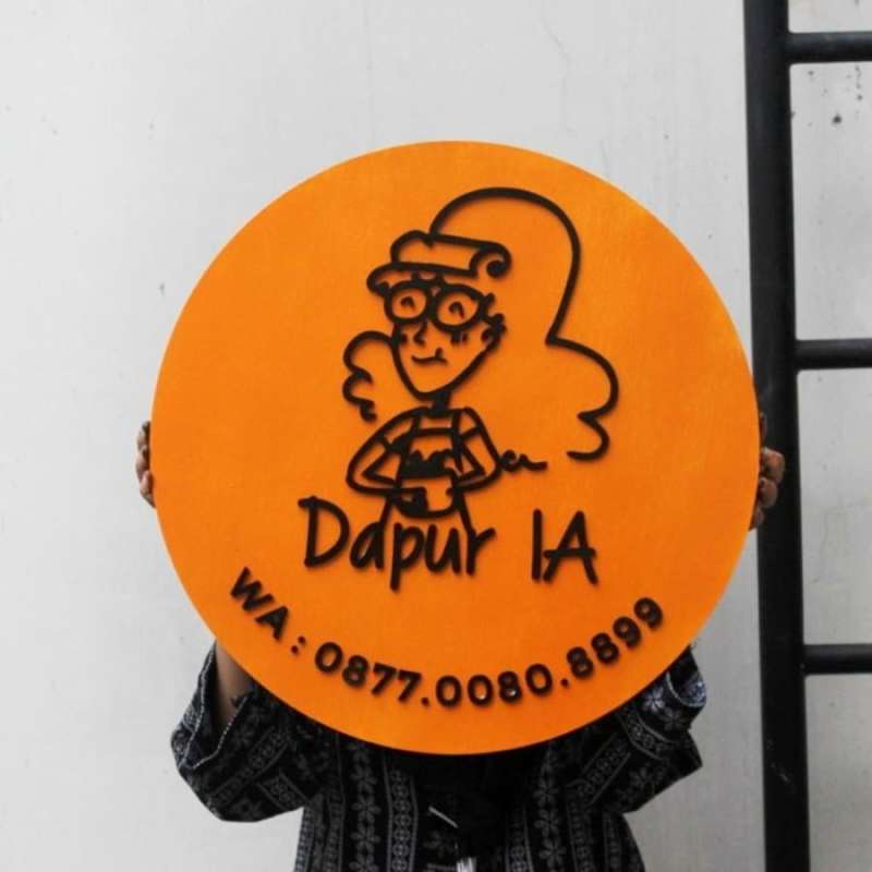 Jual CUSTOM LOGO TIMBUL KAYU 50CM / LOGO SIGNAGE KAYU / PAPAN NAMA TOKO ...