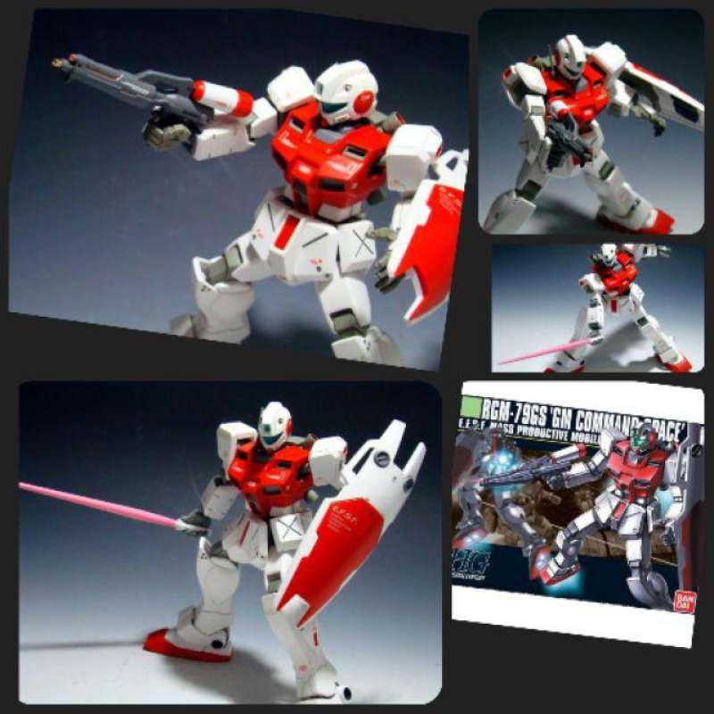 Jual Gundam HG HGUC RGM 79 GS GM COMMAND SPACE 1/144 Scale Gunpla ...