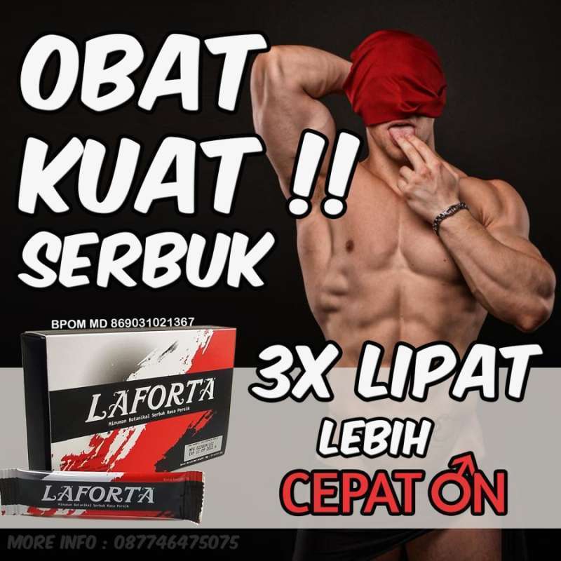 Jual Apotik Indonesia Laforta Obat Serbuk Herbal Pria Kuat Rasa Persik ...