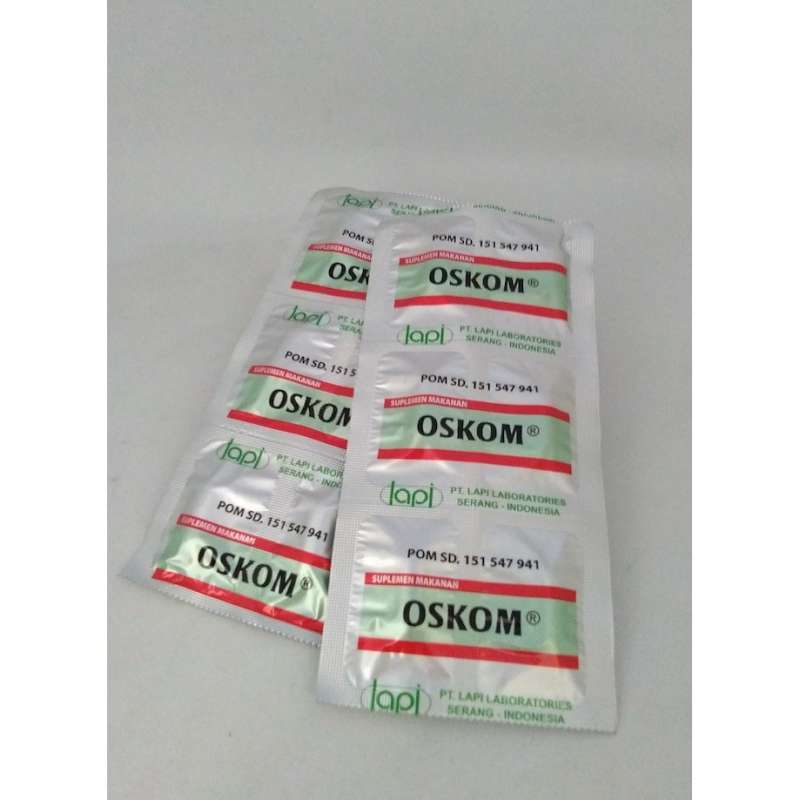 Jual Lapi Oskom Kaplet Isi 6 Vitamin Untk Tulan Dan Sendi Lansia Dan ...