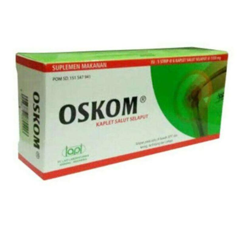 Jual Lapi Oskom Kaplet Isi 6 Vitamin Untk Tulan Dan Sendi Lansia Dan ...