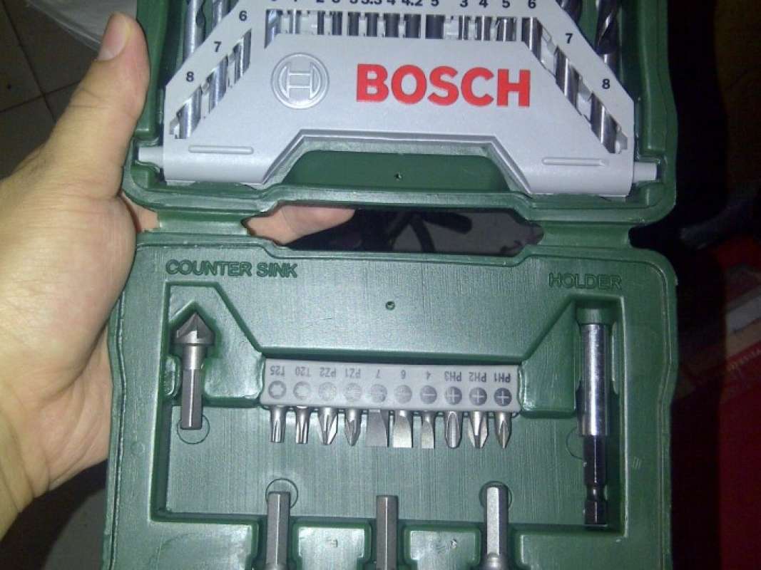 Jual New Bosch X Line 33pcs Mata Bor Kau Besi Beton Mata Obeng Mata