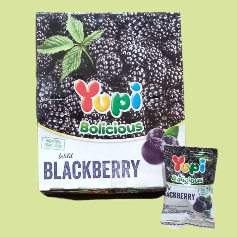 Jual Yupi Bolicious Blackberry Permen Jelly [24 pcs/box] di Seller ...