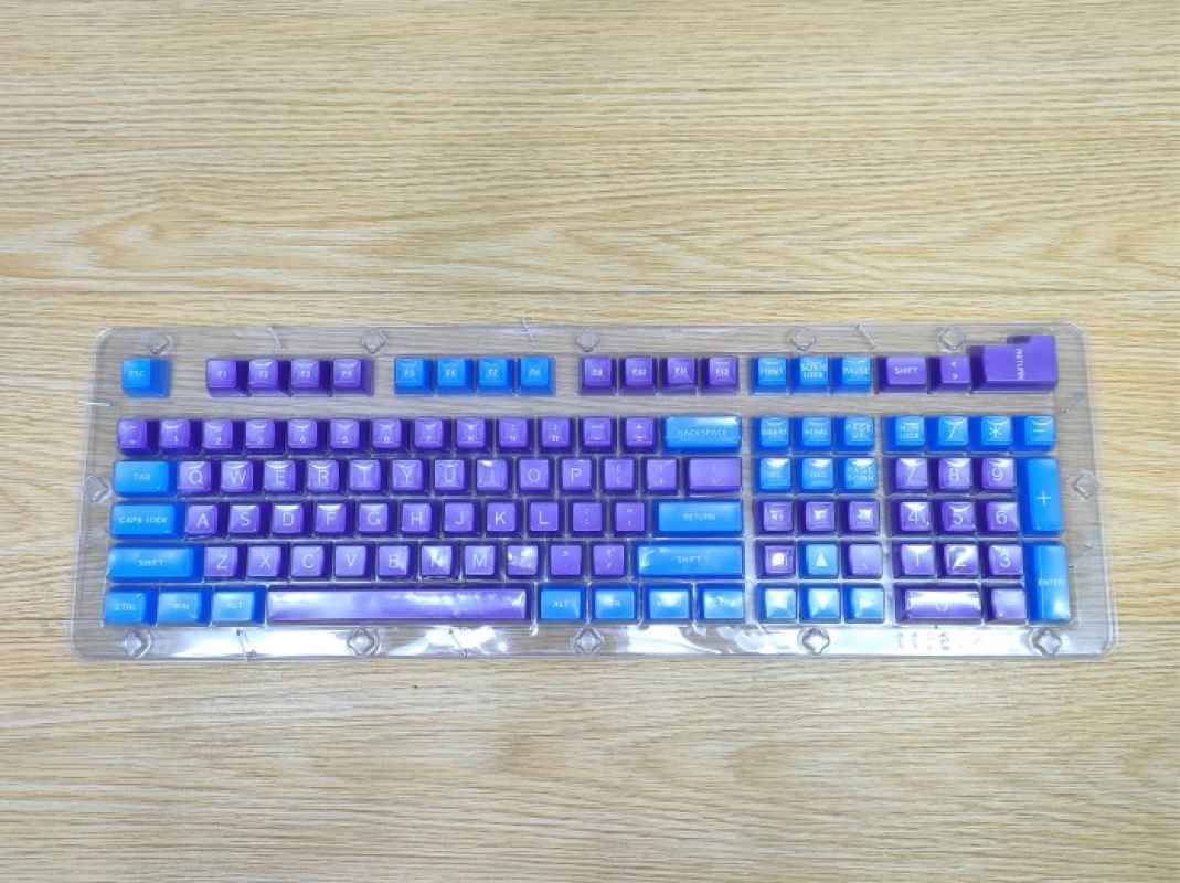 Jual BEST PROMO SA KEYCAPS PURPLE BLUE MIX ABS Double Shot ( 112 Keys ...