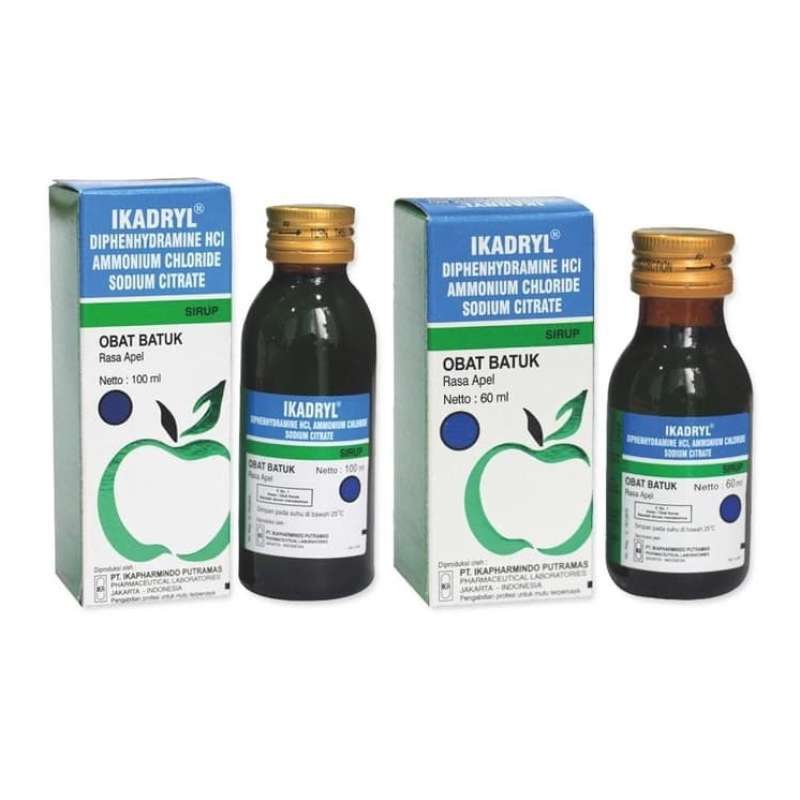 Promo IKADRYL IKADRIL ICADRYL ICADRIL SIRUP 60ML 100ML OBAT BATUK ...
