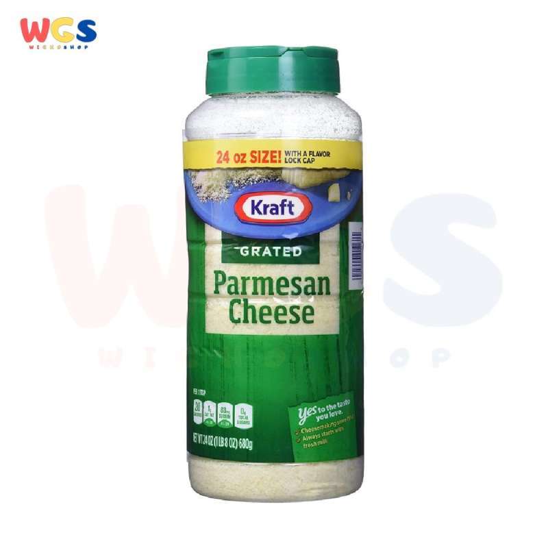 Jual Kraft Grated Parmesan Cheese With a Flavor Lock Cap 24oz 680g di ...