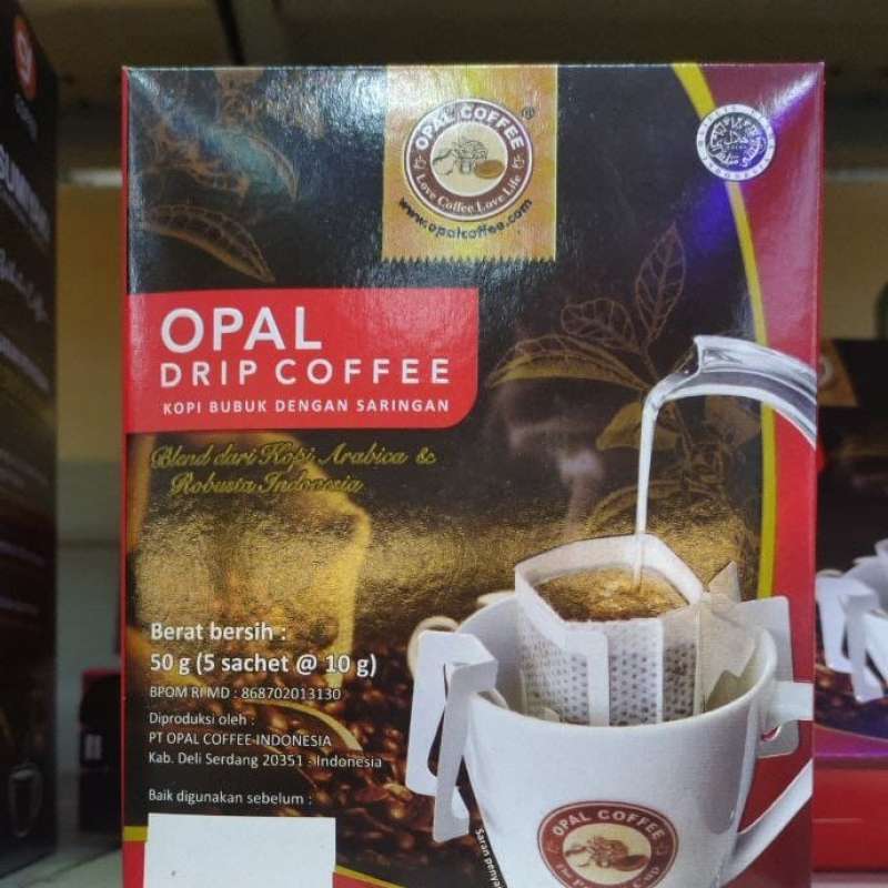 Jual Opal Drip Coffee Arabica Blend 50 Gram Di Seller Tokopelanginicer ...