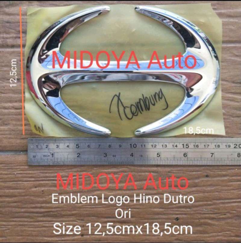Jual Emblem Logo Lambang Hino Dutro Barang ori di Seller Midoyashop ...