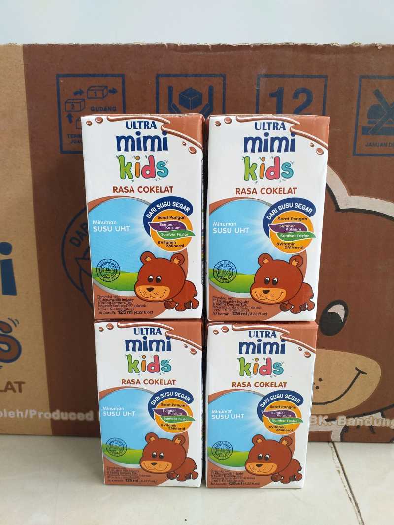 Jual Susu Ultra Mimi 125 Ml - Coklat Di Seller Rizal Sembako - Cisalak ...