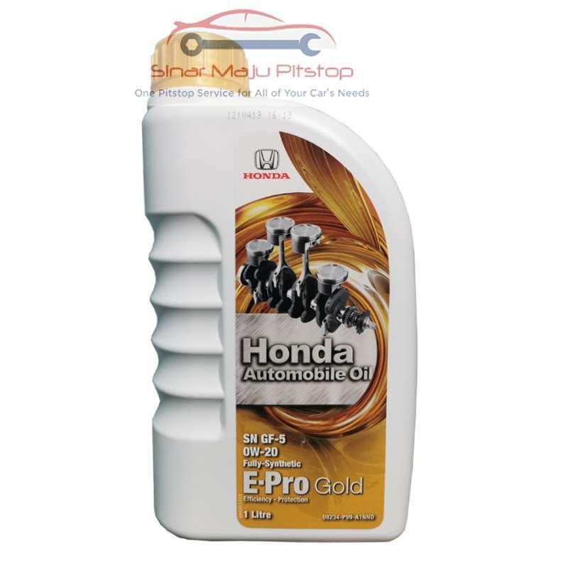 Promo Honda Automobile Oil E-Pro Gold 0W-20 SN Fully Synthetic Original - Pelumas Oli Mesin ...