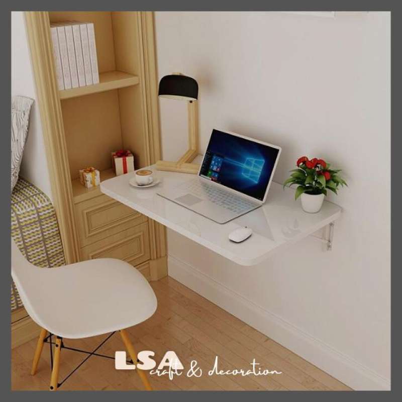 Jual Meja Siku Lipat Dinding Meja Ambalan Tempel Braket Besi Engsel ...