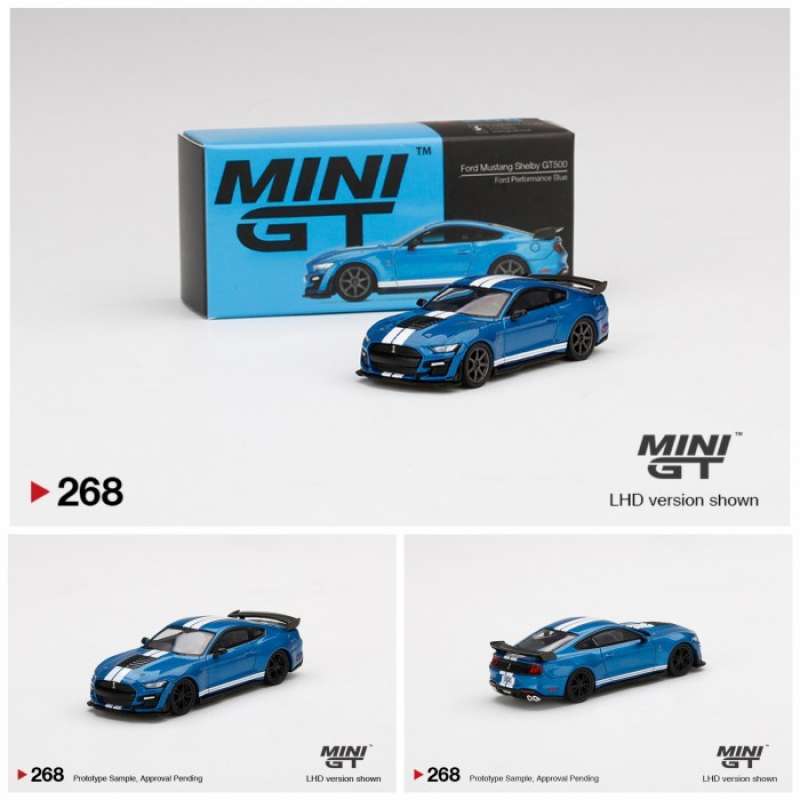 Promo Mini GT MiniGT Ford Mustang Shelby GT500 Ford Performance Blue ...