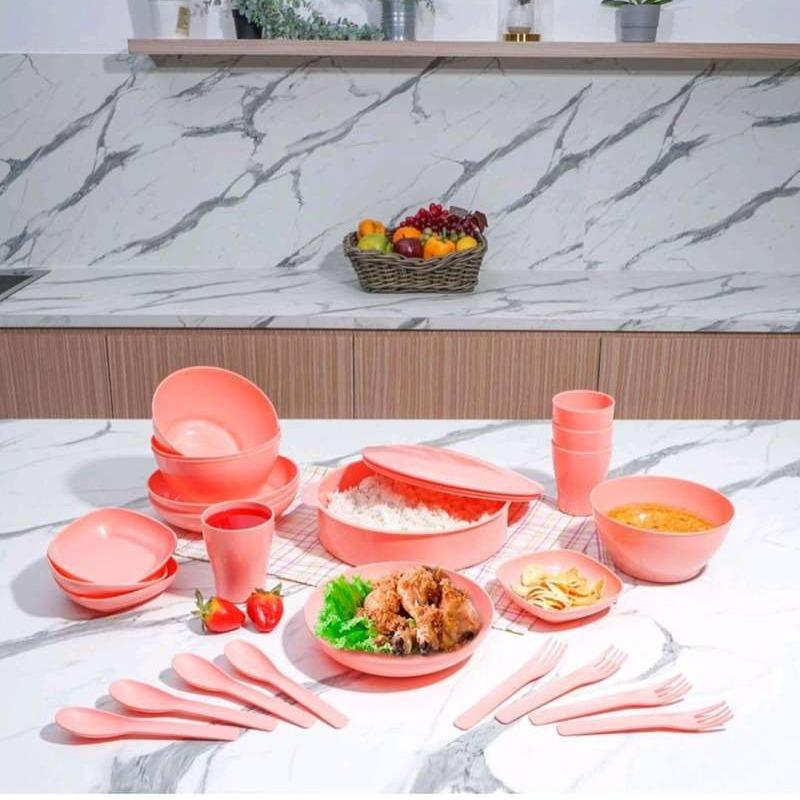 Jual Tempat makan set alat makan Lesti of 25pcs di Seller Asstoreware ...