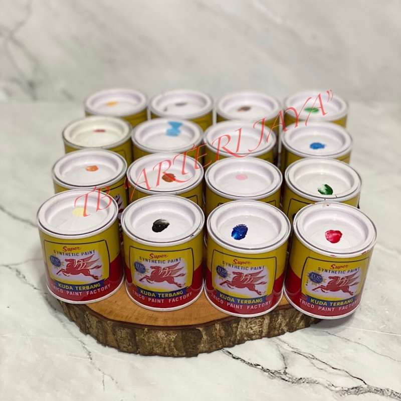 Jual Cat Kuda Terbang/ Cat Kayu dan Besi ukuran 0,1 liter - Putih di ...
