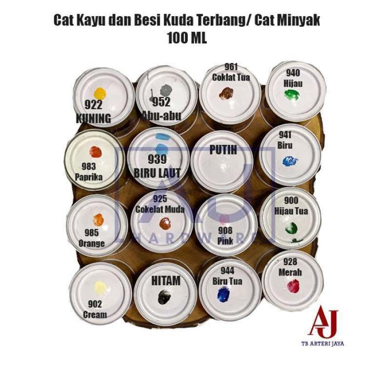 Jual Cat Kuda Terbang/ Cat Kayu dan Besi ukuran 0,1 liter - 990 Hijau ...
