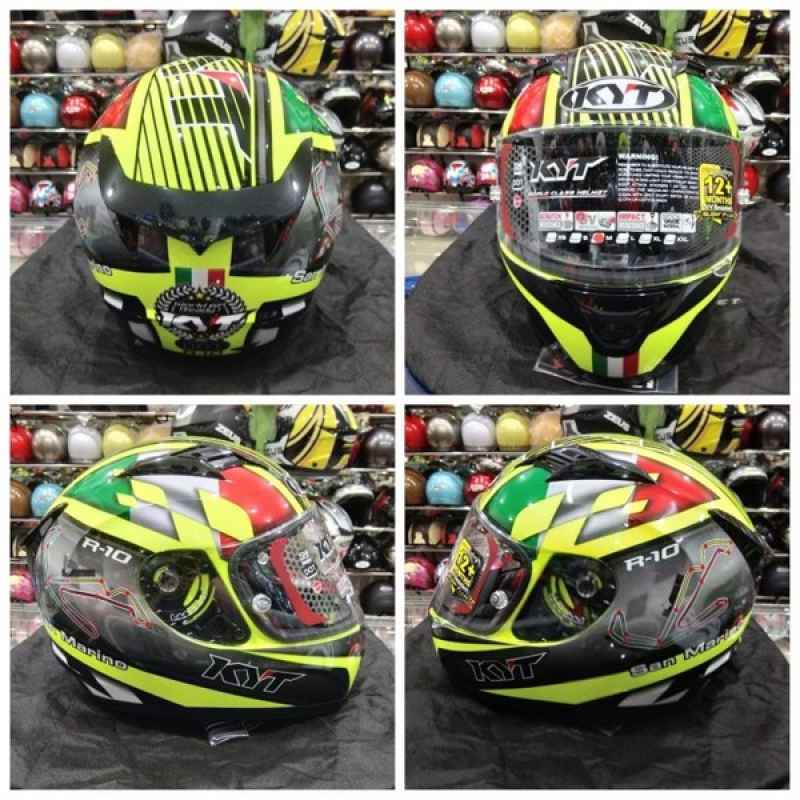Jual Kyt R10 San Marino Kaca Flat di Seller Waitsthink - | Blibli