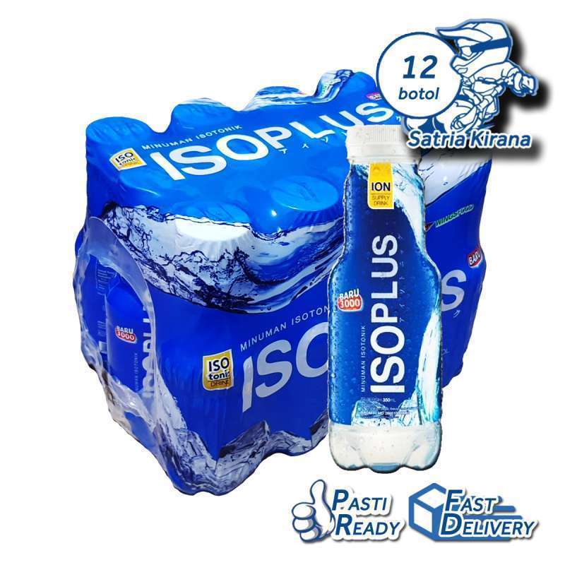 Promo ISOPLUS Rtd Energy Drink Isotonik [350 mL x 12 pcs | 1 Pak ...