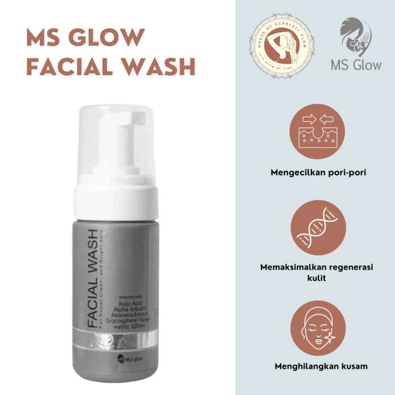 Promo MS GLOW - Facial Wash 100ml Diskon 31% di Seller House of ...