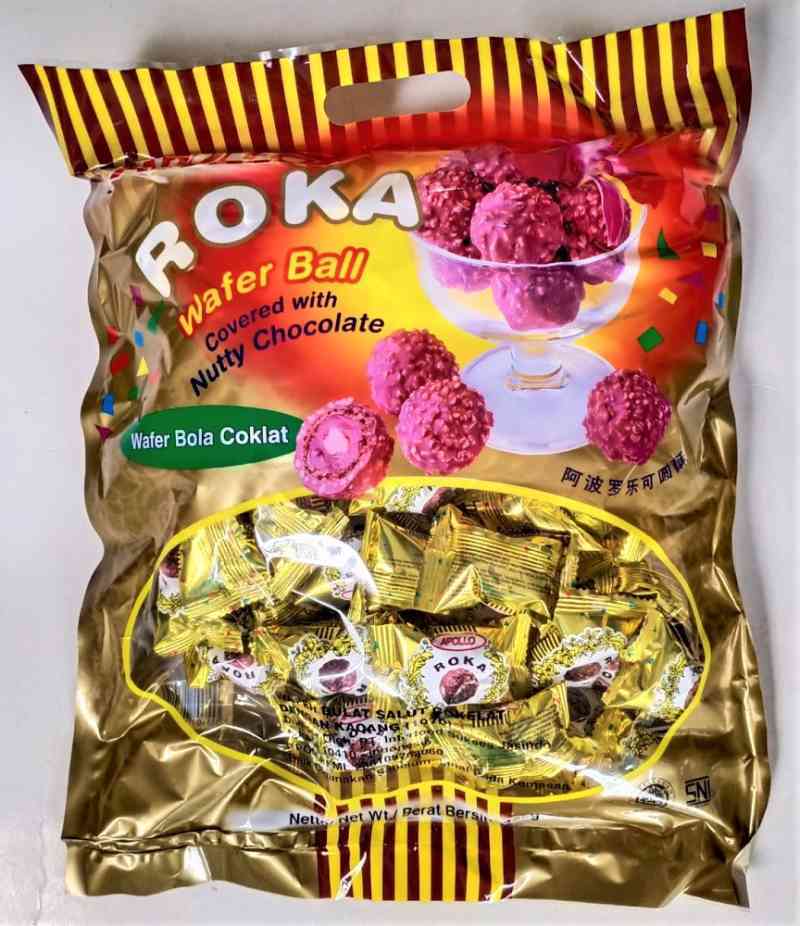 Promo Apollo Roka Chocolate Wafer Ball [70 pcs] Diskon 14% di Seller ...