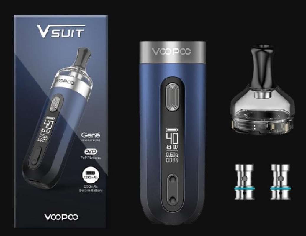 Jual Voopoo Vsuit 40w Vw Pod Kit 1200mah / Voopoo V.suit 100% Authentic ...