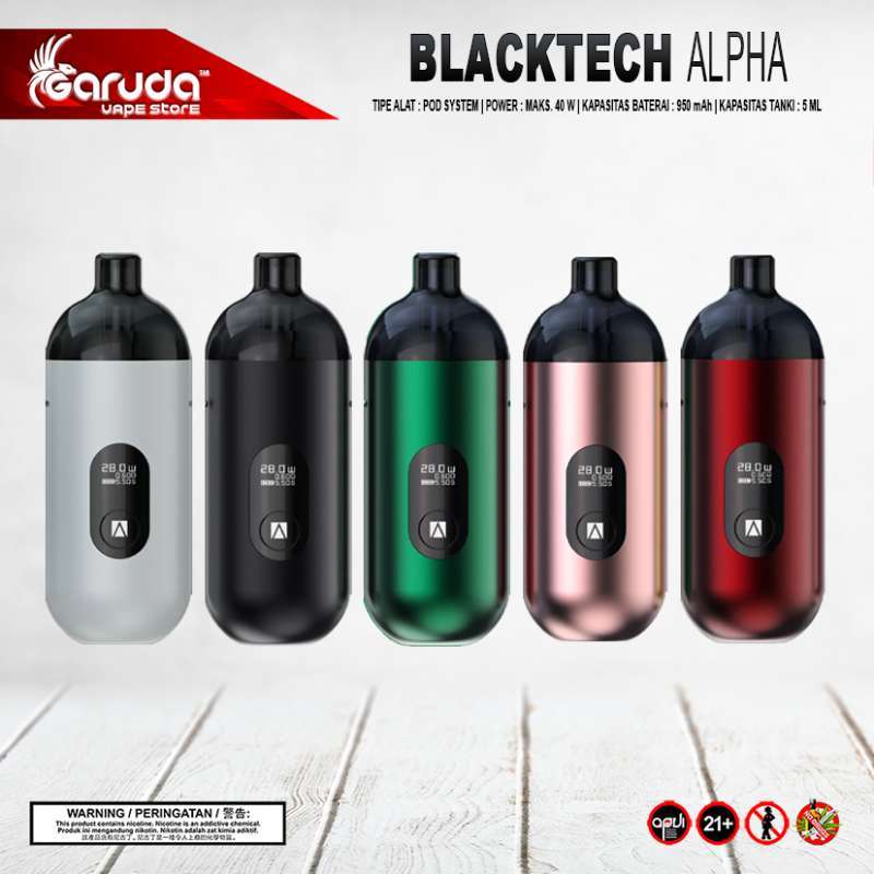 Jual Pod Alpha Blacktech 100% Authentic di Seller Garuda Vape Store ...