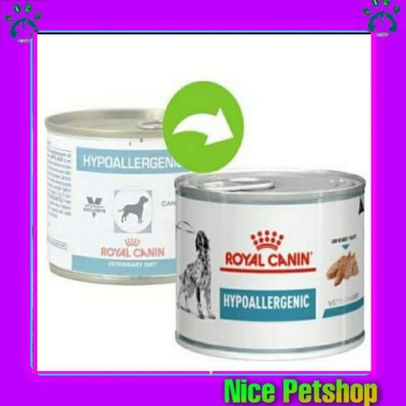 Promo Royal Cainin Kaleng Hypoalergenic kaleng 195 gr / 1 tray isi 12 ...
