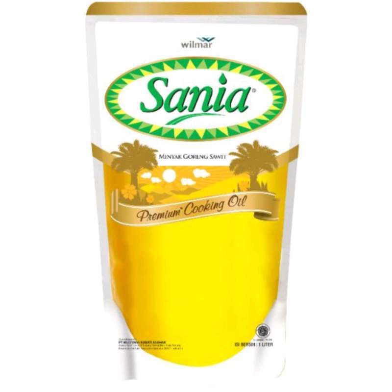 Jual SANIA Minyak Goreng Sawit 1 Liter - Palm Cooking Oil 1L Refill bag ...