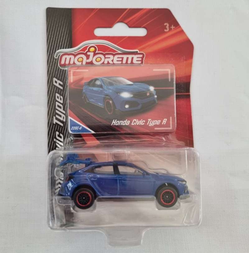 Jual Honda Civic Type R metal diecast mobil merk Majorette warna Biru ...