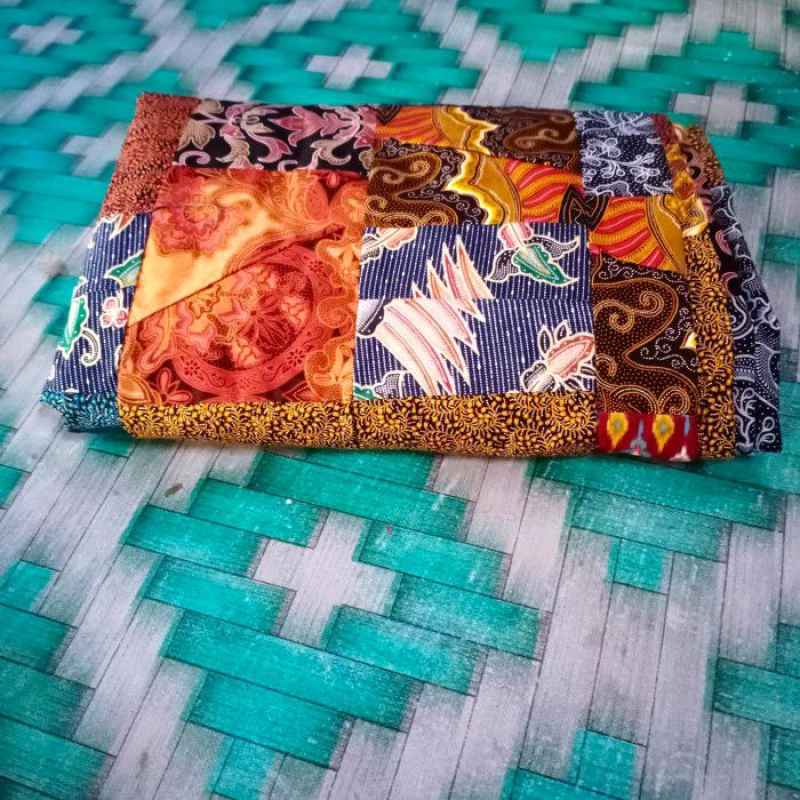 Jual Kain Perca Batik Lembaran Ukuran 65cmx120cm Warna Warni Di Seller ...