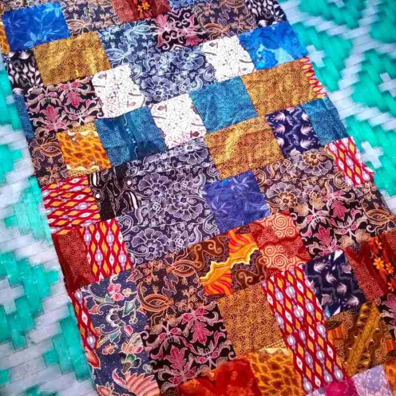 Jual Kain Perca Batik Lembaran Ukuran 65cmx120cm Warna Warni Di Seller ...