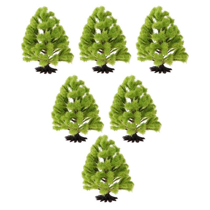 Jual Plastic Miniature Model Cypress Tree Layout Scenery Diorama Light ...