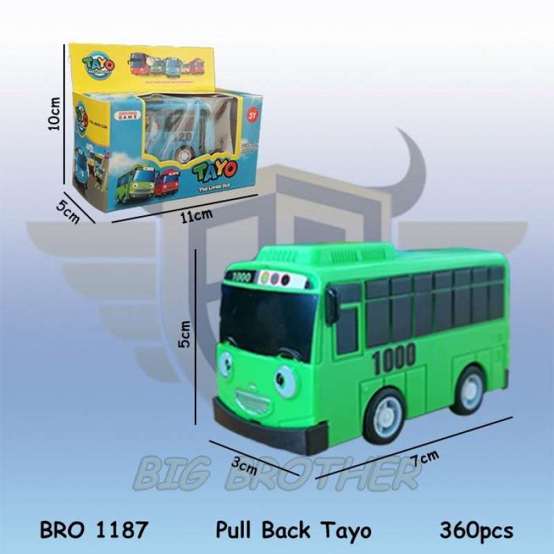 Jual Mainan Anak Mobil Bus Tayo The Little BusBIGBROTHER Mesin PullBack ...