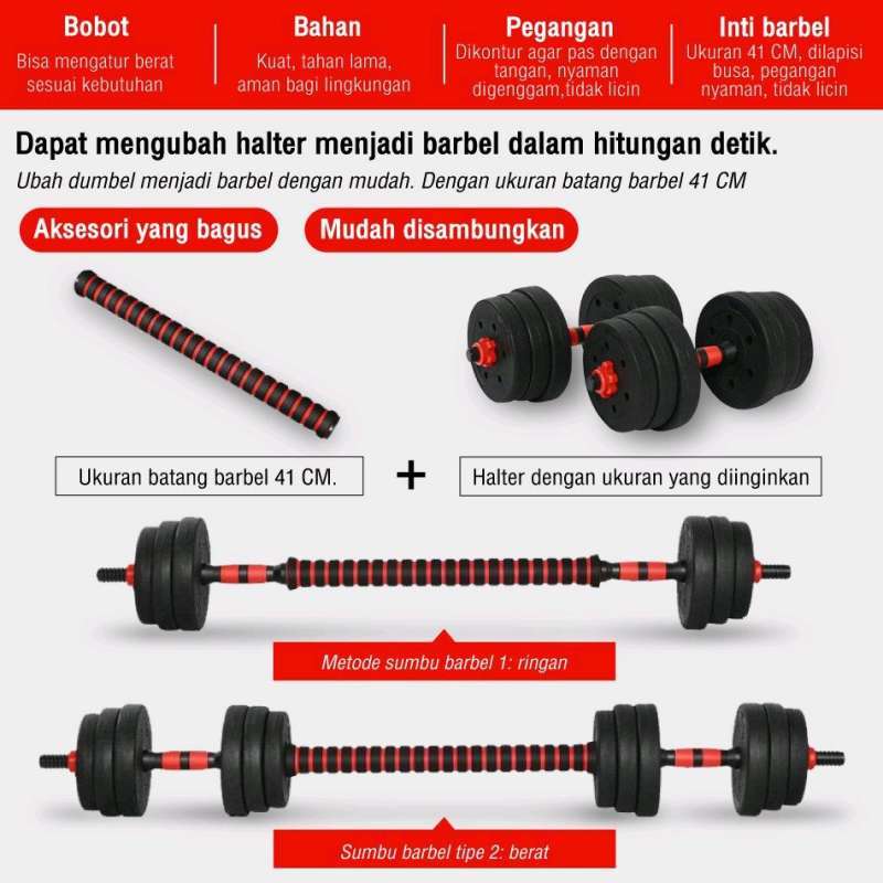 Jual Bg Sport Dumbbell Set 20kg Pvc Alat Olahraga Fitness Di Seller Toko Aryana - Suka Bakti ...