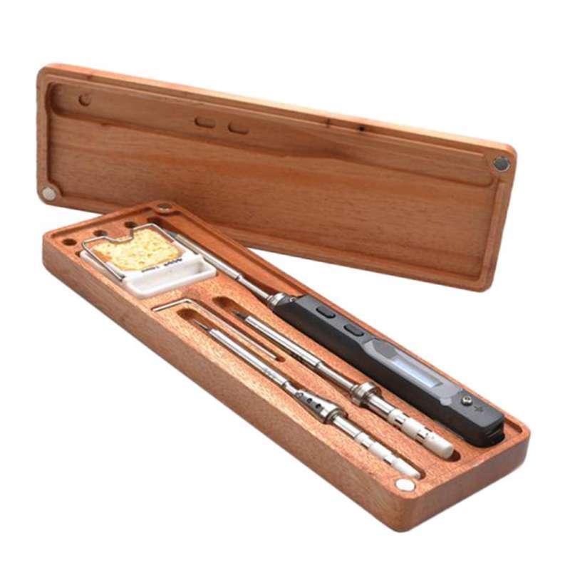 Jual Log Wooden Storage Case Box for TS100 Electric Digital Smart ...