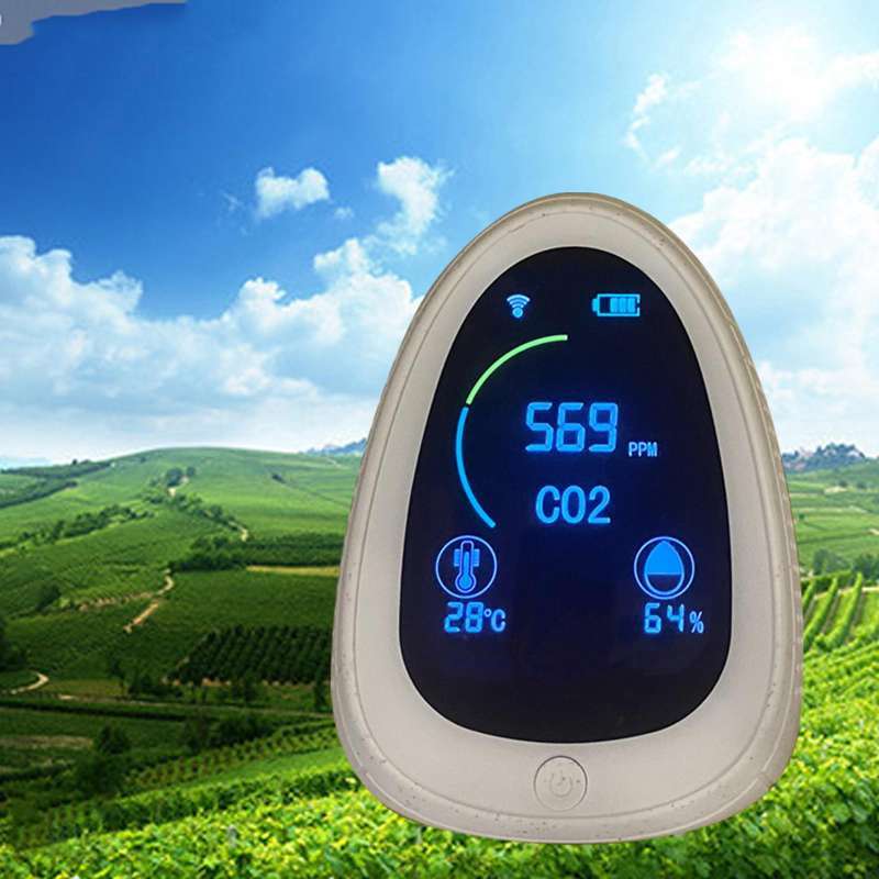 Jual Co2 Detector Carbon Dioxide Sensor Monitor Air Quality Analyzer ...