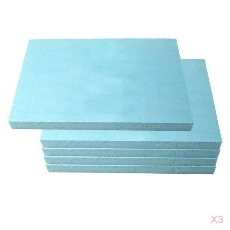 Jual 15Pc Blue Foam Slab Plate Board DIY Model Material Base Building ...
