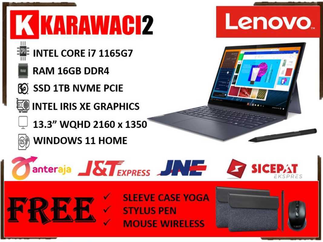 Jual Lenovo Yoga Duet Itl In I G Gb Tb Ssd Wqhd Ohs Win Home Di Seller