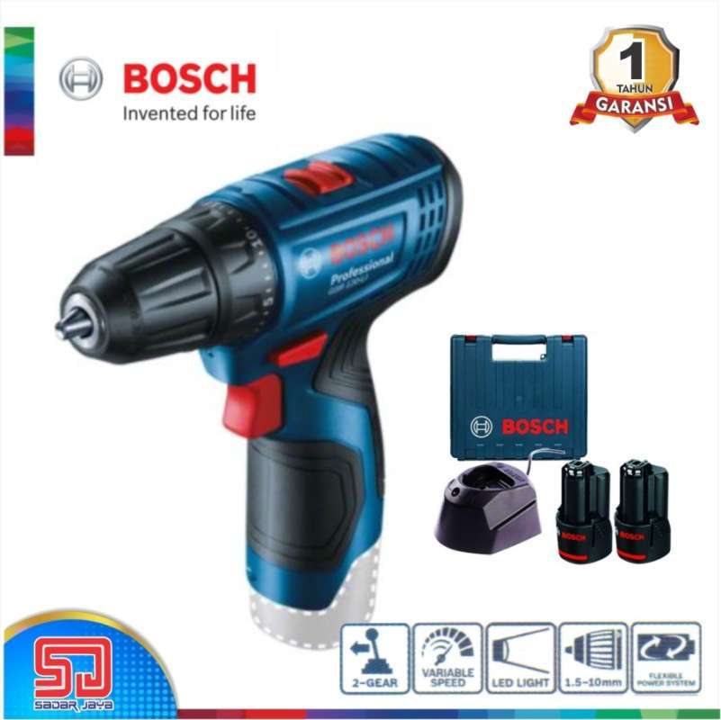 Jual Bosch GSR 120-LI Mesin Bor Baterai 12V Cordless Drill Driver ...
