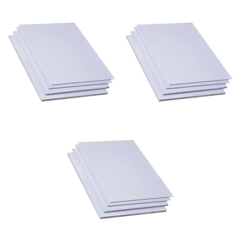 Jual Set of 12 DIY PVC Sheets Foam Board Craft Model Building, 2mm, 3mm ...