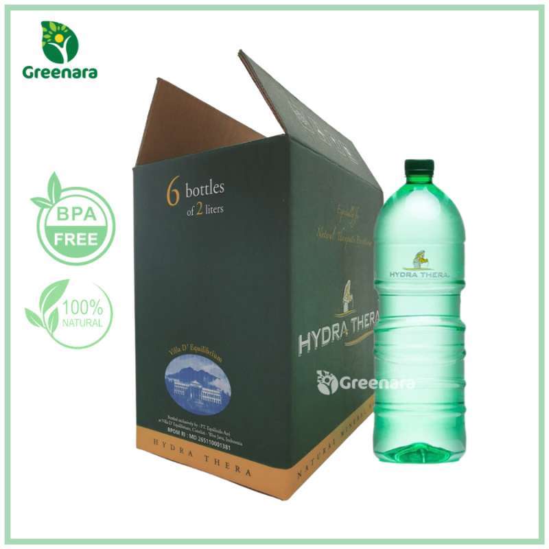 Jual Hydra Thera Natural Drinking Water 1 BOX / Air Minum Mineral Alami ...