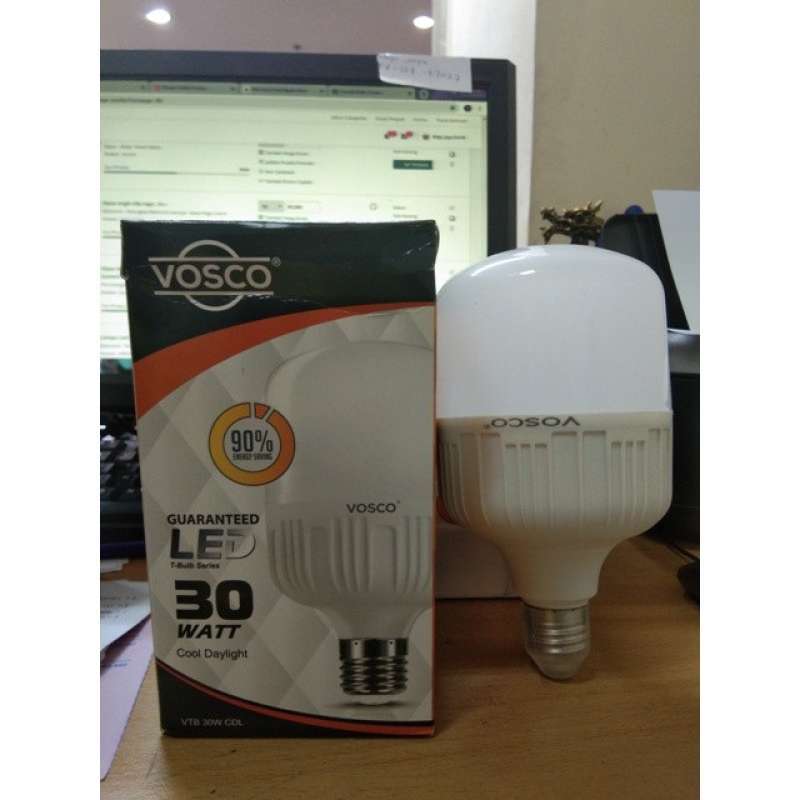 Jual Lampu Vosco led kapsul jumbo 30 watt murah cahaya putih di Seller Maju Jaya Listrik ...